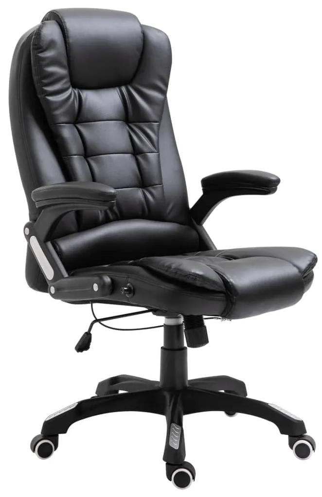 20231 vidaXL Kancelářská židle černá umělá kůže