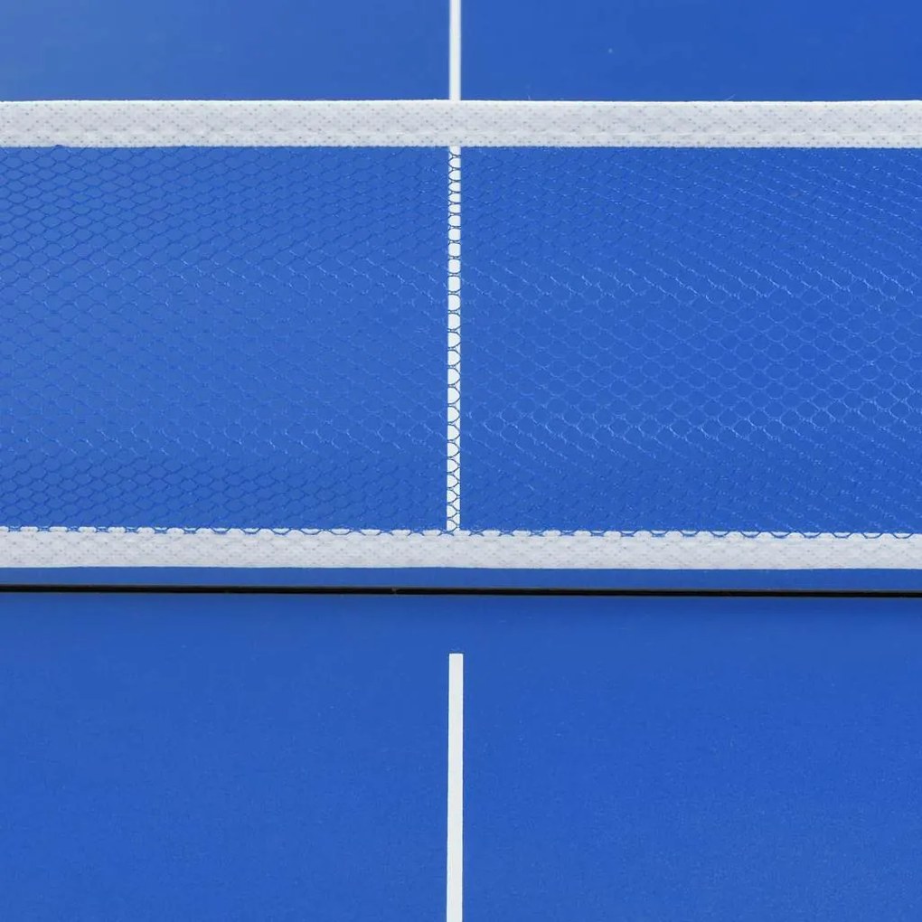 Stůl Na Stolní Tenis Se Síťkou 152 X 76 X 66 Cm Modrý