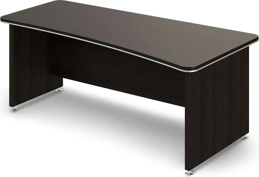 Ergonomický stůl TopOffice 200 x 100 cm, pravý, wenge