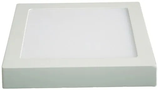 LED panel přisazený, 18W, 1530lm, 3000K, čtvercový, bílý