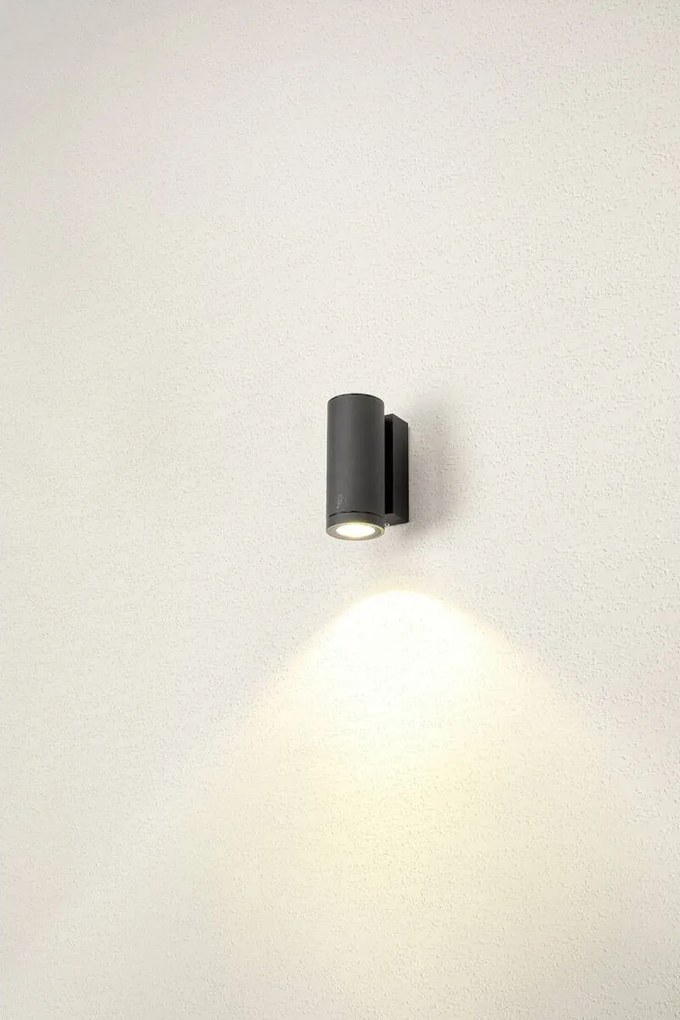 LA 1003422 ENOLA ROUND S single Outdoor, nástěnné LED svítidlo, antracitové - BIG WHITE (SLV)