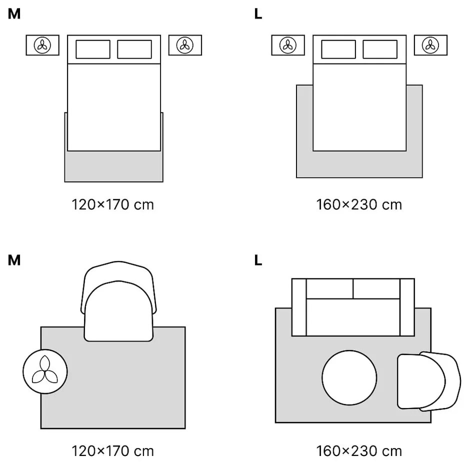 Bílý dětský koberec 120x170 cm Hearts – Hanse Home