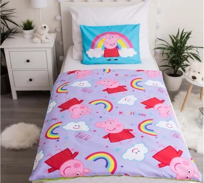 Jerry Fabrics Povlečení do postýlky Peppa Pig 016 baby 100x135, 40x60 cm