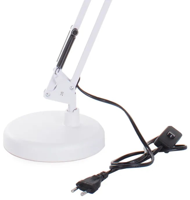 Verk 12243_B Stolní lampa 1xE27 / 40W - bílá