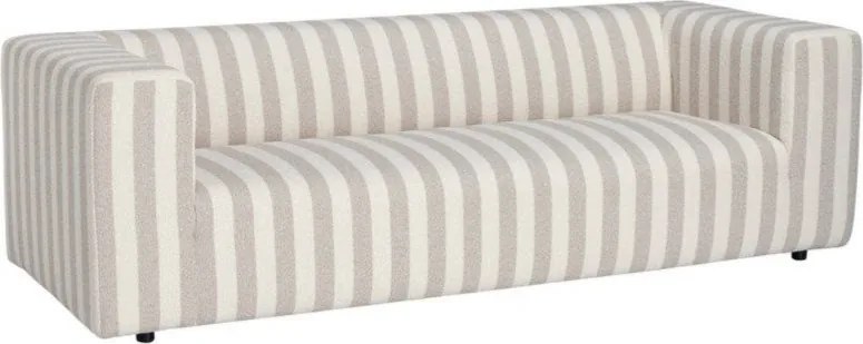 Béžová/krémová žinylková pohovka 220 cm Lisa – Ellos Home