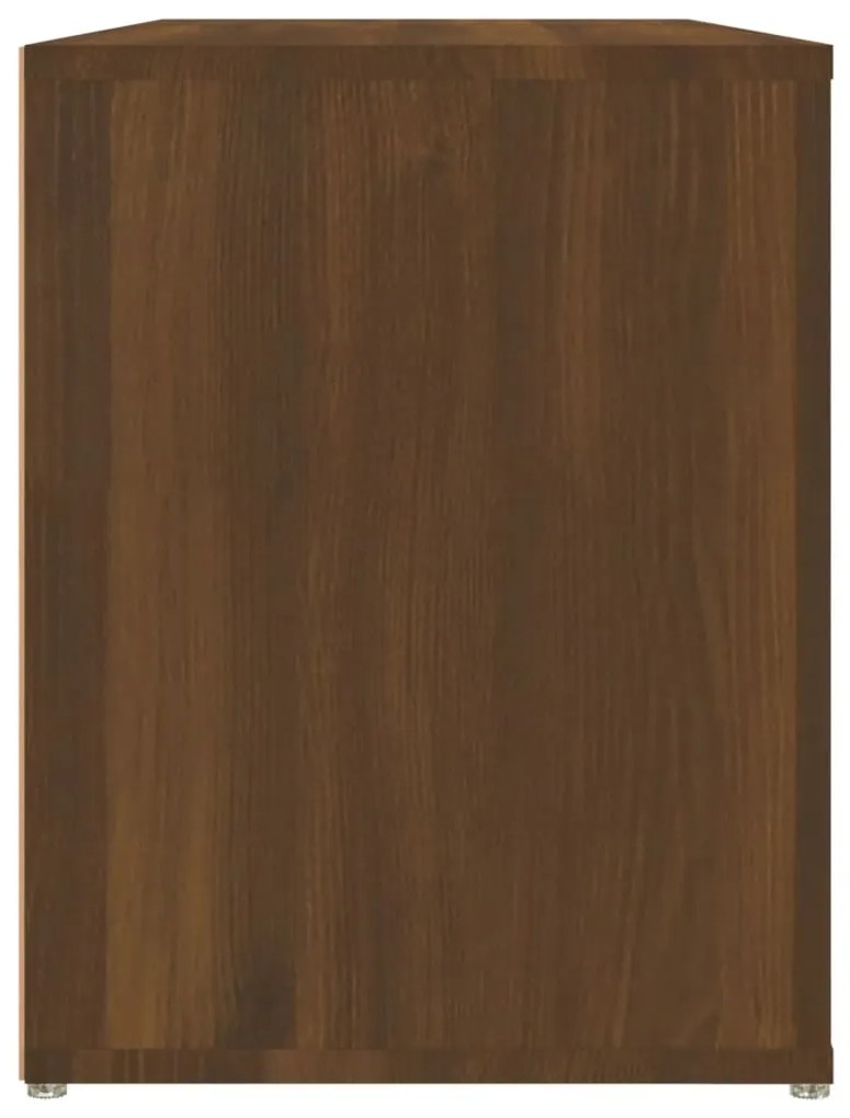 Botník hnědý dub 100 x 35 x 45 cm kompozitní dřevo - Default Title