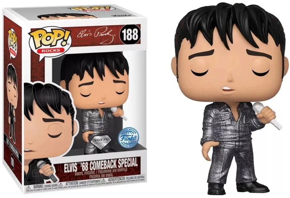 Funko pop! rocks elvis presley elvis ’68 comeback diamond 188