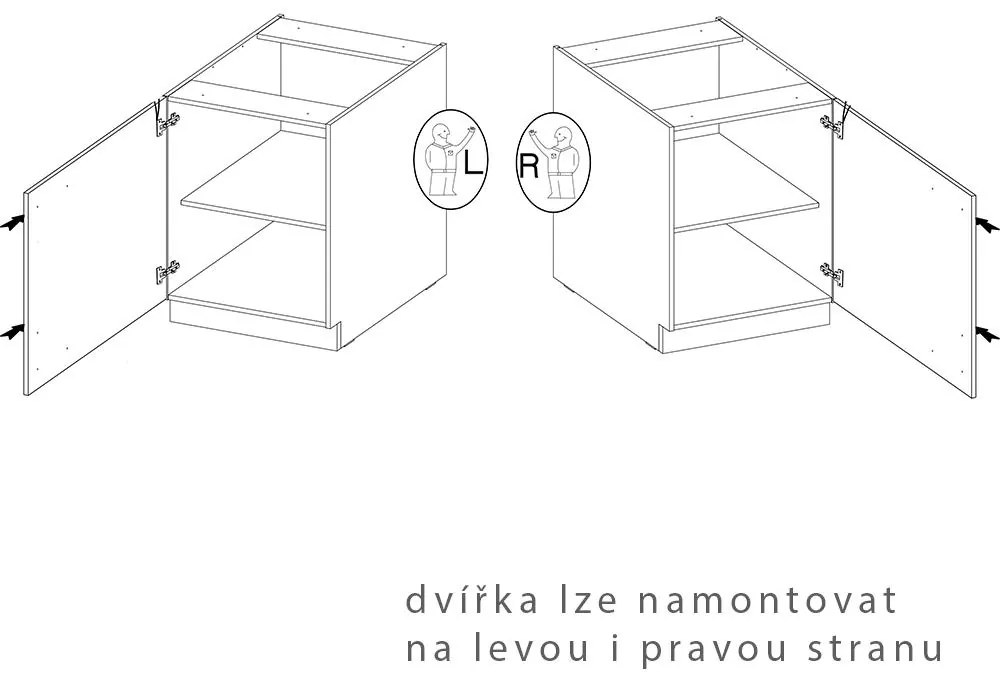 Kuchyňská linka STILO bs | 285x167 | bílá/šedá