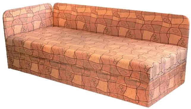 Jednolůžková postel (válenda) 80 cm Eda 4/1 (s pružinovou matrací) (L). 774106