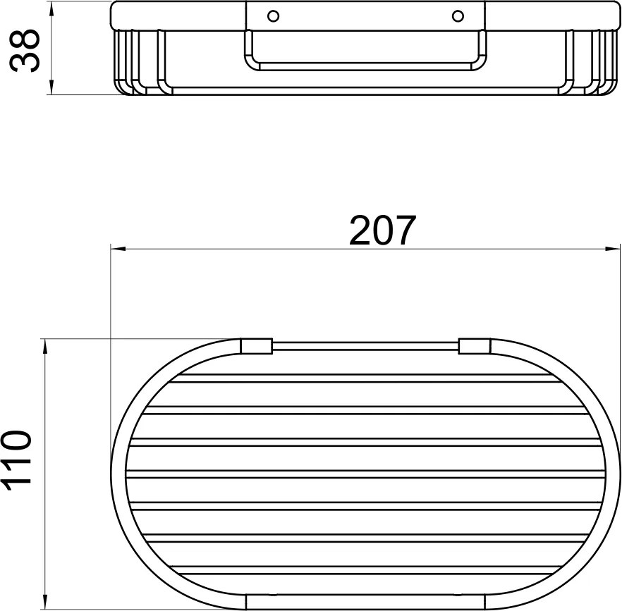 Novaservis - Držák na houbu Metalia Drátěný program chrom, 6008,0