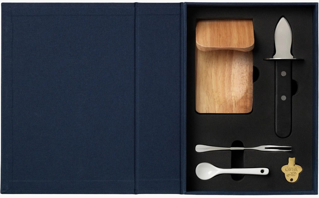 Sada příslušenství na ústřice a kaviár The Essentials, 6 dílů