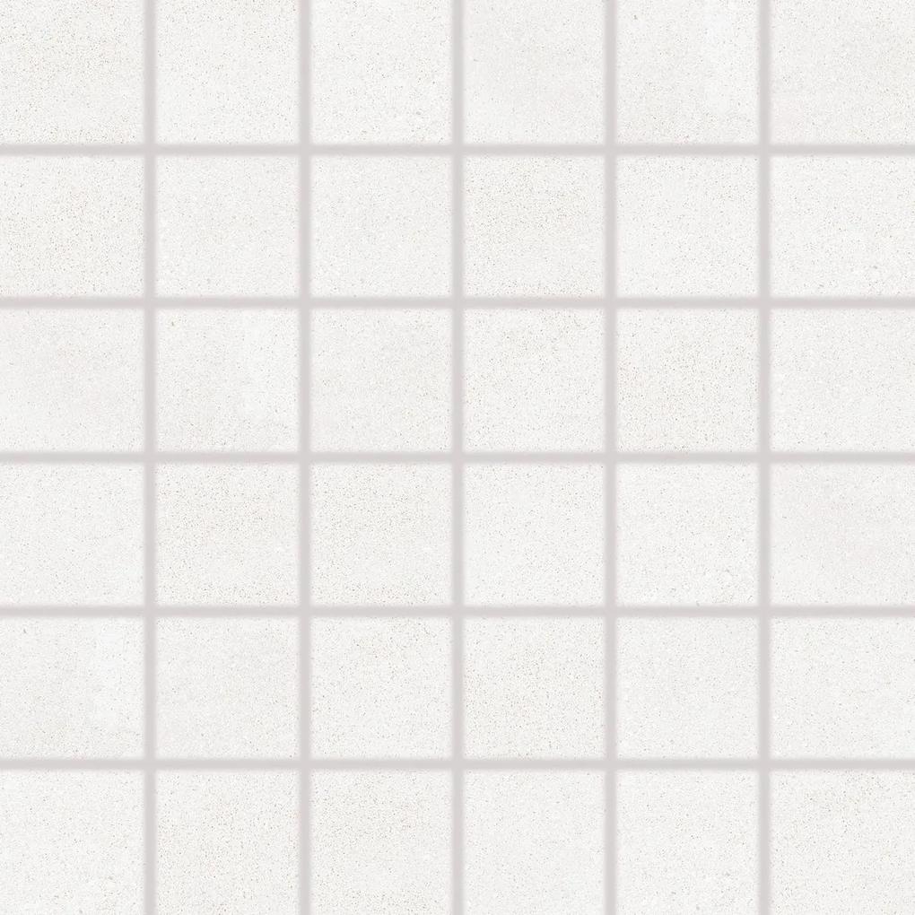 Mozaika Rako Betonico bílošedá 30x30 cm mat WDM05790.1