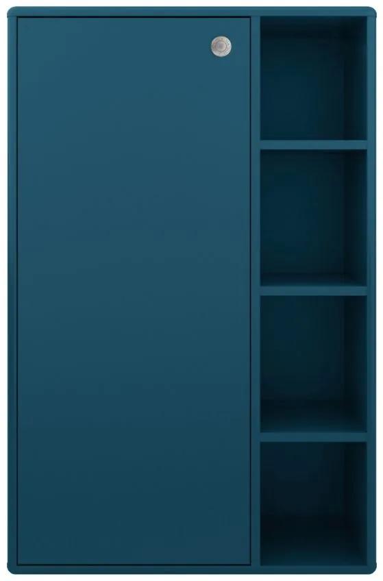 OnaDnes -20% Tmavě modrá lakovaná koupelnová skříňka Tom Tailor Color Bath 100 x 65,5 cm