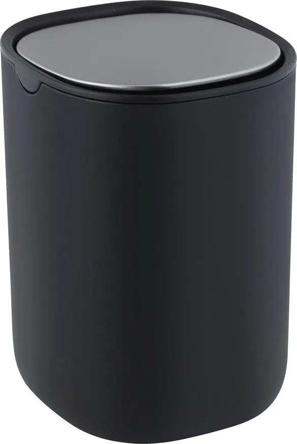 Černý plastový odpadkový koš 1,5 l Frini – Wenko