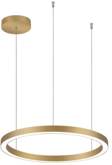 Palnas Dara, Závěsné designové led svitidlo Barva: Zlatá, Velikost: 58cm, Konfigurace: Dálkové ovládání