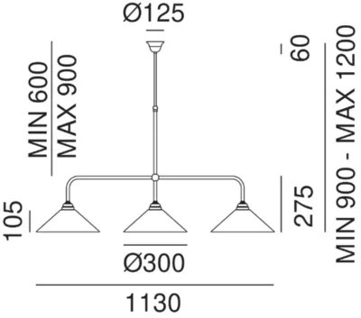 Il Fanale Minimalistický lustr TABIÀ