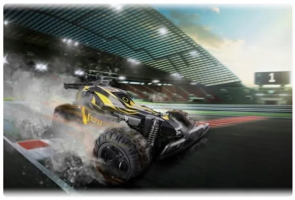 Overmax - RC auto na dálkové ovládání X-RALLY 2.0 1200 mAh Black/Yellow