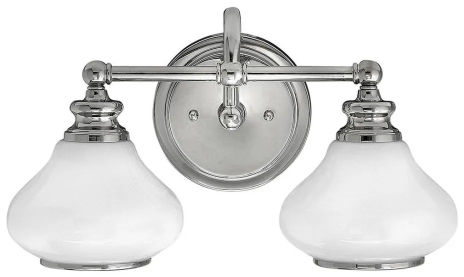 Hinkley HK-AINSLEY2-BATH - LED Nástěnné svítidlo AINSLEY 2xG9/3,5W/230V chrom