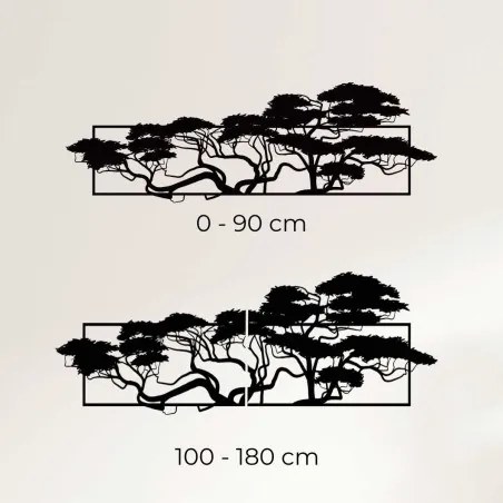 Luxusní dřevěný obraz Stromy – designová nástěnná dekorace I SENTOP PR0306
