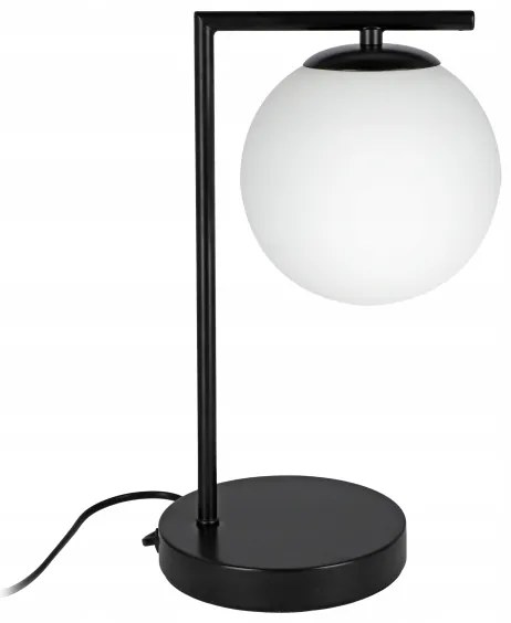 Stolní lampa 1xE27/40W/230V černá/bílá