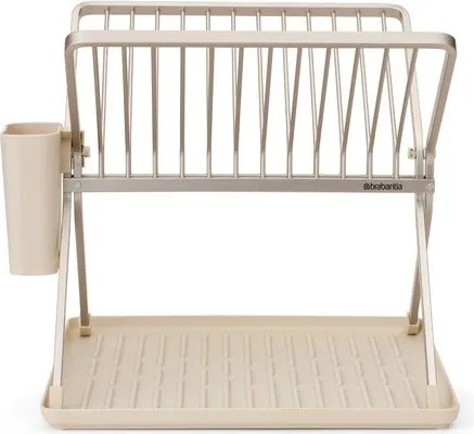 Béžový kovový dvoupatrový odkapávač 37x33 cm – Brabantia