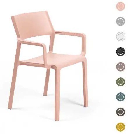 Trill židle s područkama - písková