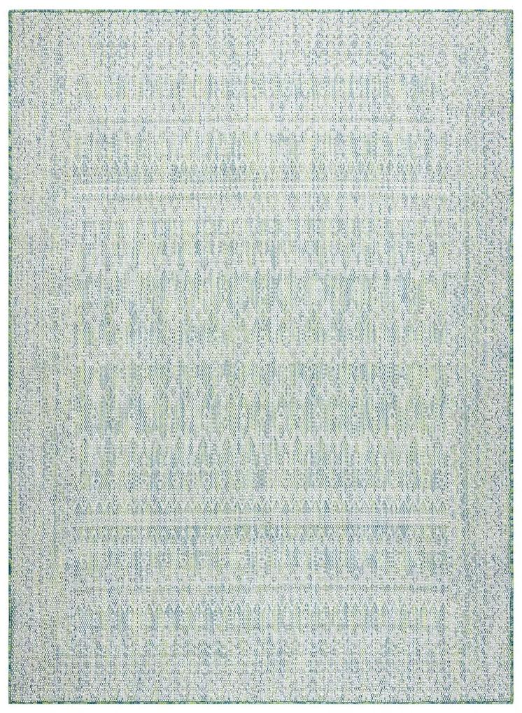 Dywany Łuszczów Kusový koberec Sion Sisal Aztec 22184 green/blue/ecru ROZMĚR: 180x270