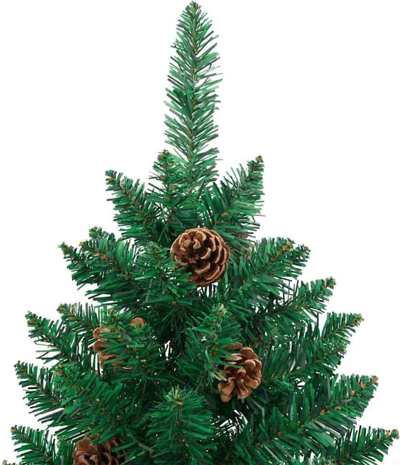 Úzký vánoční stromeček Zelená 210 cm 3394873