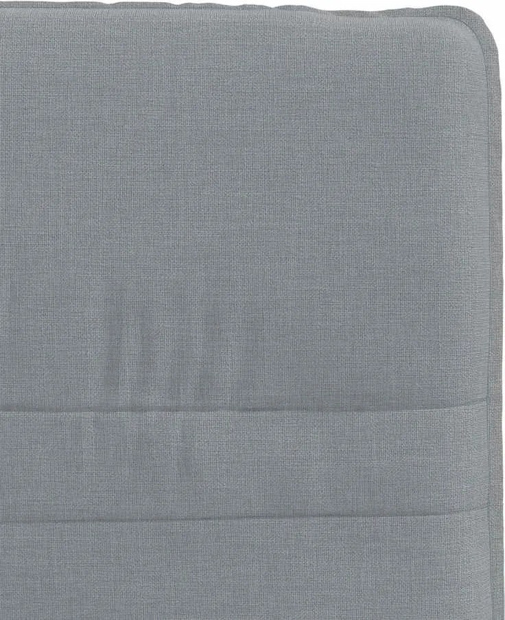 Jídelní židle 4 ks světle šedé textil 3315355