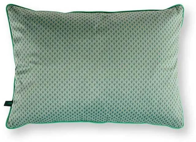 Pip Studio polštář Suki 50x35 cm, zelený (dekorační polštářek s výplní)