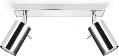 Bodové svítidlo SOLLUX Ring 2 GU10 2x40W bez zdroje SL.0728 chrom