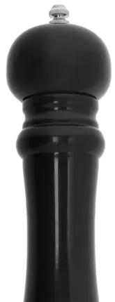 Dřevěný mlýnek na sůl nebo pepř 41cm černý Fristad DUKA
