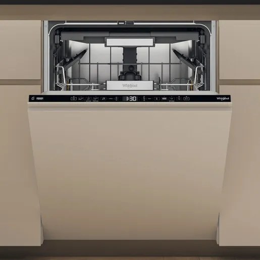 Whirlpool vestavná plně integrovaná myčka nádobí MaxiSpace W7I HT40 T