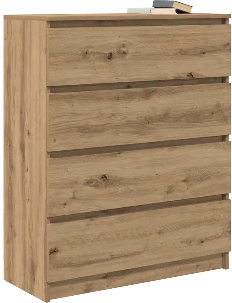Příborník dub artisan 80x35x99 cm kompozitní dřevo 3328488
