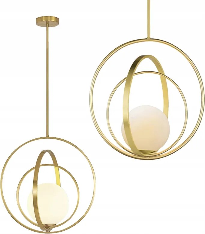 Závěsná lampa Toolight Gold 1 světelné body E27
