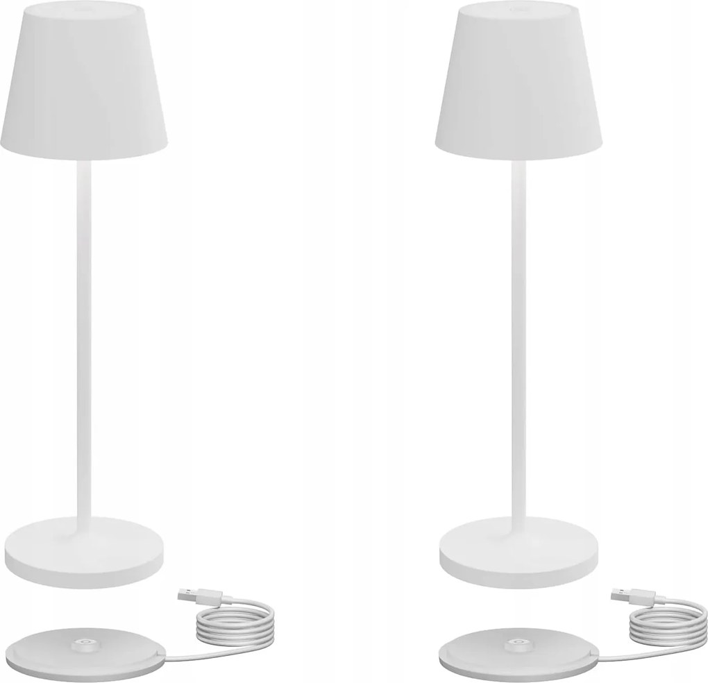 2x Led Stolní Lampy Klighten Bezdrátové Přenosné 2 Kusy