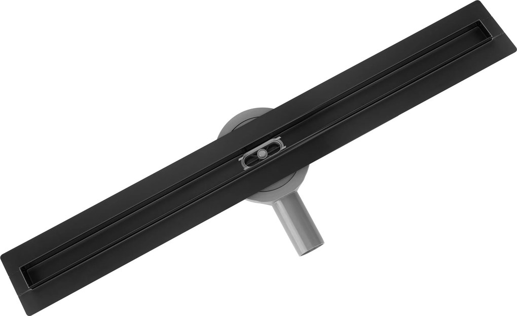 Rea Neox Slim Pro, sprchový odtokový žlab 60cm, černá matná, REA-G2700