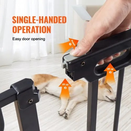 Dětská brána, 74,9–122,9 cm extra široká, 76,2 cm – B3336