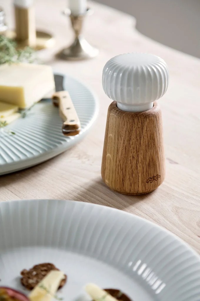 Kähler Design Dřevěný mlýnek Hammershøi White - S