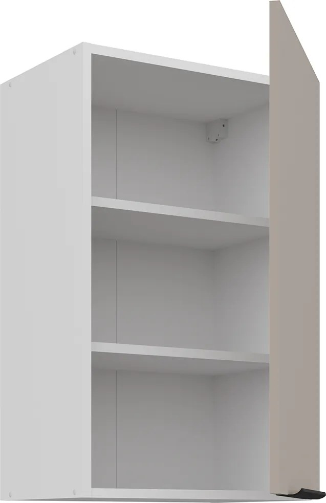 ARIA lb | horní skříňka 45 G-72 1F policová | 45 cm | ANTI FINGERPRINT povrch | bílá/béžová