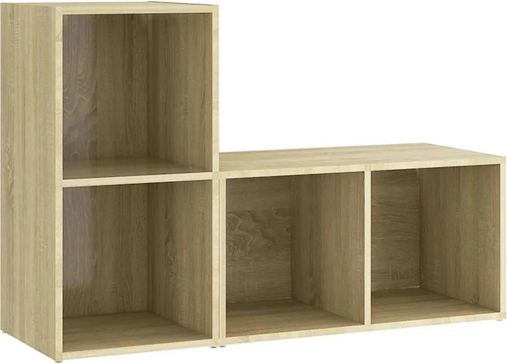 TV skříňky 2 ks dub sonoma 72 x 35 x 36,5 cm kompozitní dřevo 3079946