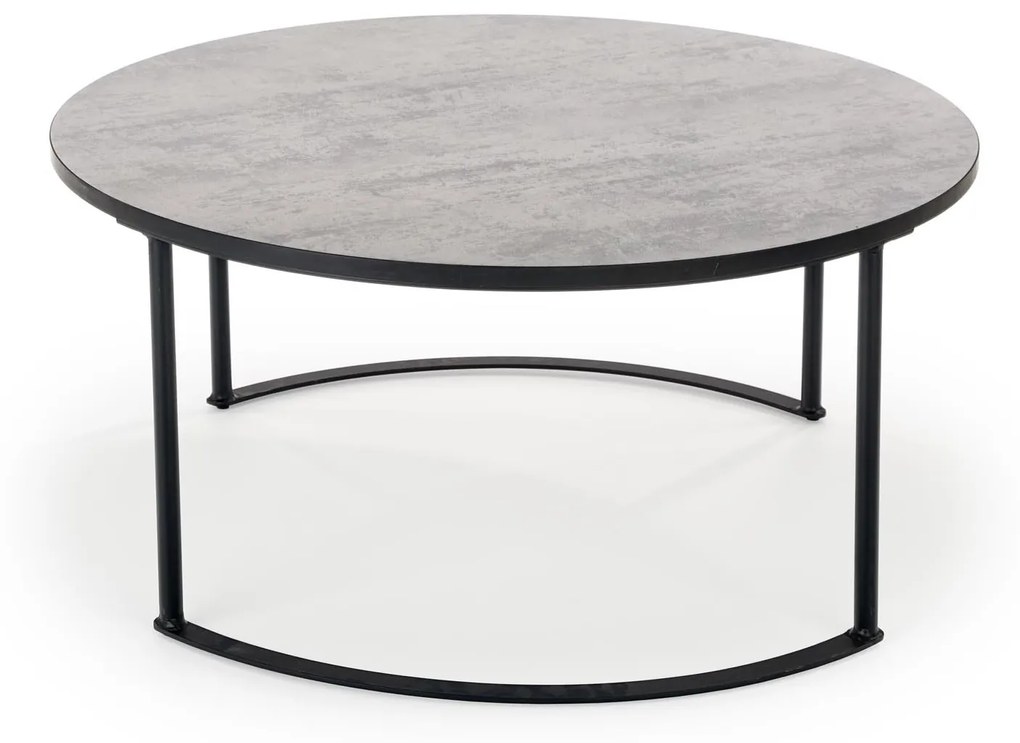 Konferenční stolek Macao, šedá / černá