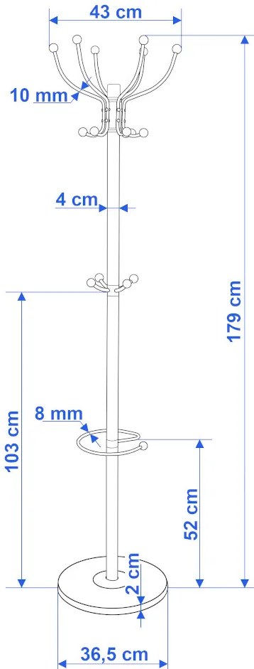 JAKS STOJAN NA OBLEČENÍ PIETRO ČERNÝ