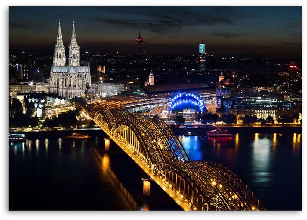 Gario Obraz na plátně Katedrála a most v Kolíně nad Rýnem Rozměry: 60 x 40 cm