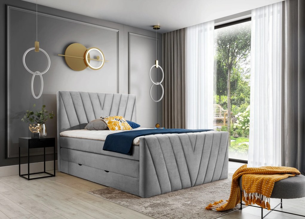 Candice boxspring postel 160X200 Materiál / Dekor: Nube 6