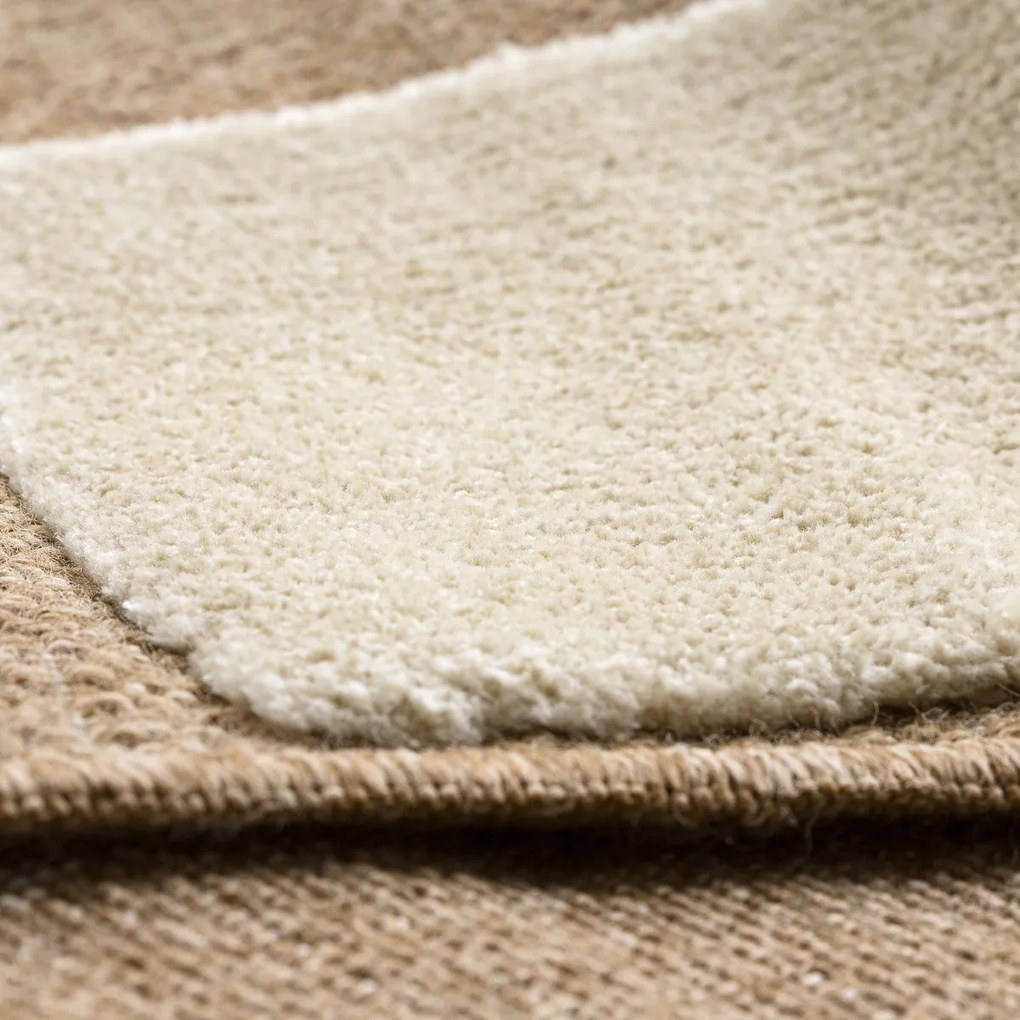 Dywany Łuszczów, Kusový koberec Spark 0710A beige/cream, 180x270, béžová, chodba / předsíň