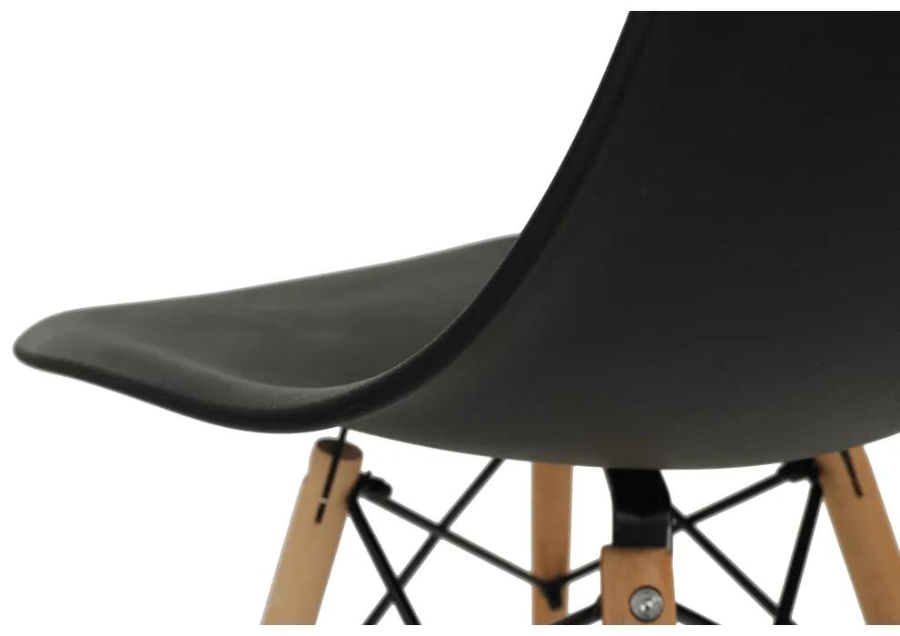 Židle, černá/buk, CINKLA 3 NEW