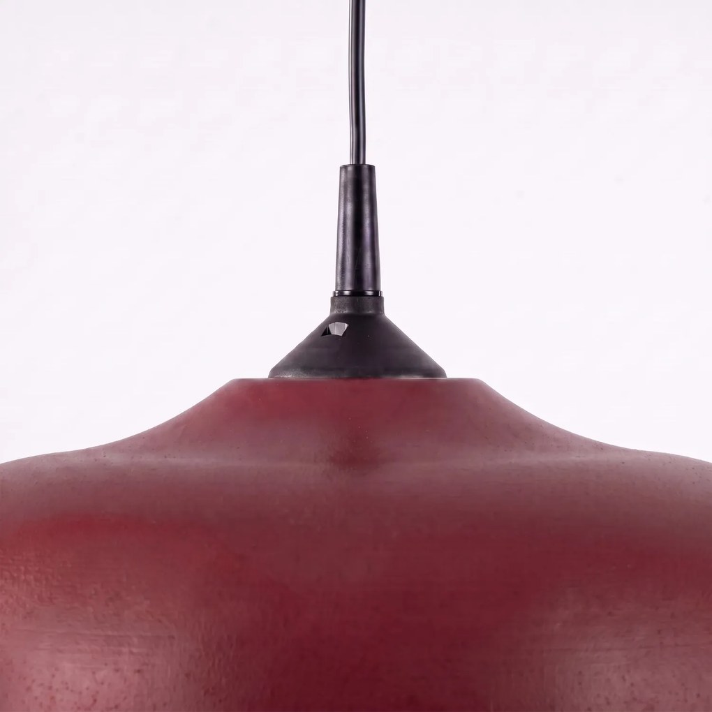 Sollux Lighting Závěsné svítidlo GINA bordó