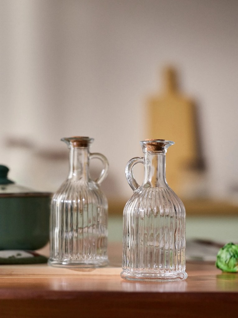 Sinsay - Žebrované dávkovače na olivový olej 2 pack - clear