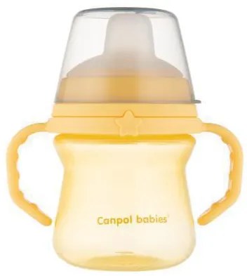 Canpol babies Hrneček se silikonovým pítkem FirstCup 150 ml Canpol Babies Růžový